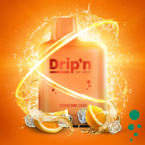 Dripn Level X Boost pod 25k Puffs Orange Fizz Ice* – King vape shop